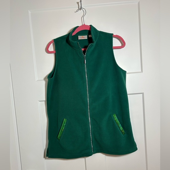 Quacker Factory | Jackets & Coats | Womens Medium Fleece Vest Quacker ...
